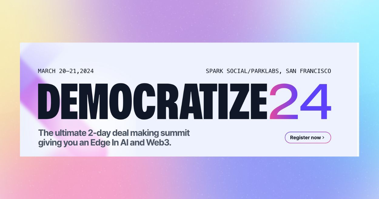 DEMOCRATIZE AI AND WEB3 SUMMIT