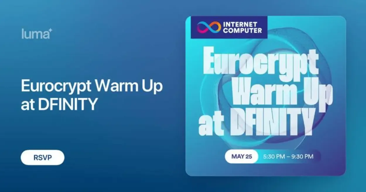 EUROCRYPT WARM UP AT DFINITY